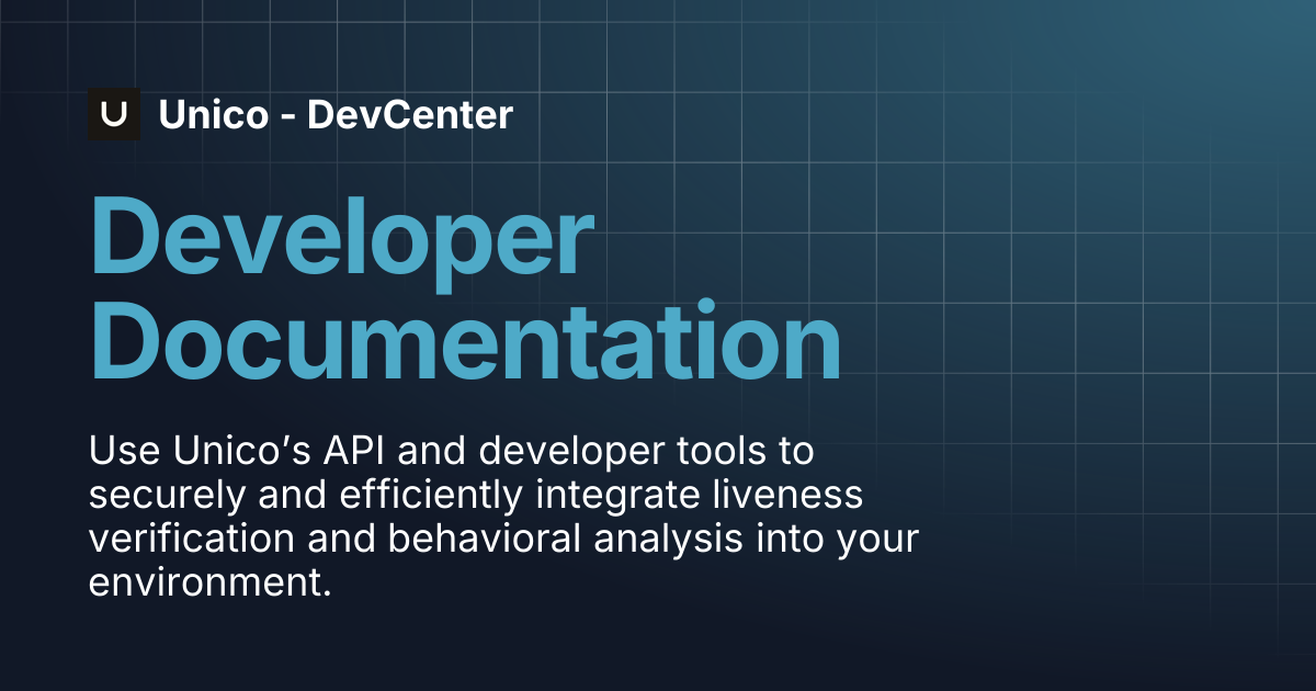 Developer Documentation | Unico - DevCenter